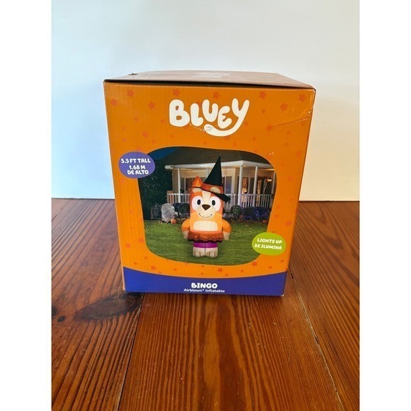 Bluey | Holiday | Bluey Bingo Halloween Inflatable 55 Ft Tall Light Up ...